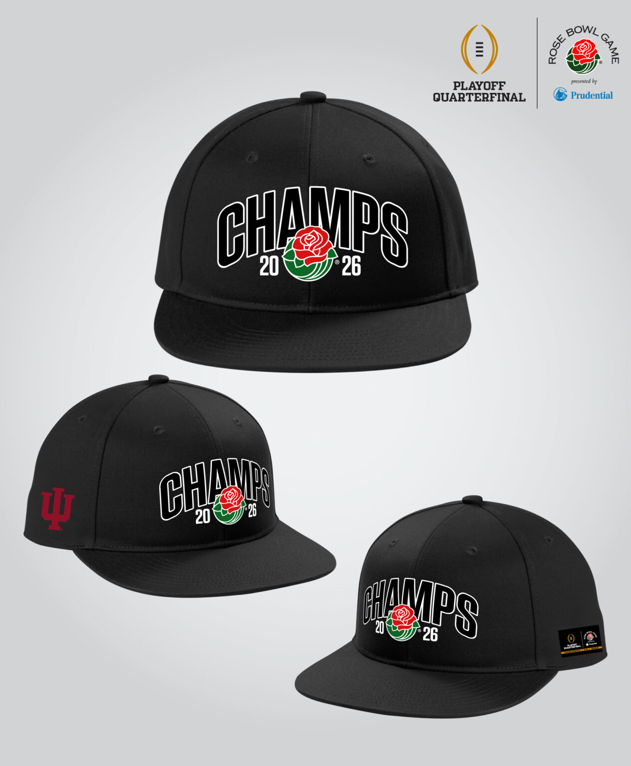 2026 Rose Bowl Champs Cap -Indiana – Shop Tournament of Roses